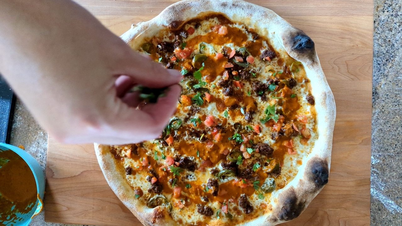 "Leftover Taco" Enchilada Pizza Recipe - Pala Pizza Ovens